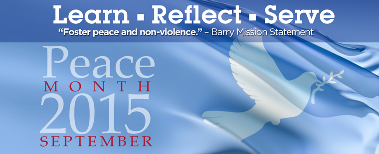 Barry University News - Peace Month Program Underway at Barry